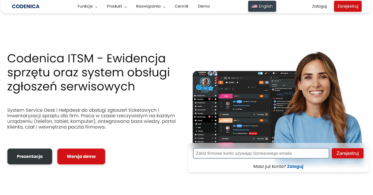 Oprogramowanie dla IT - Codenica (ITSM & ITAM)